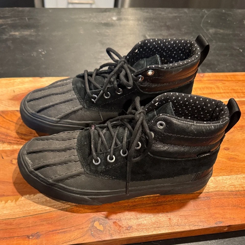 Vans | Shoes | Vans 3m Weatherproof Scotch Guard Protector Black ...